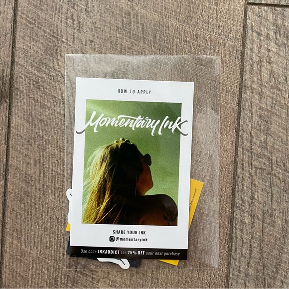 Bath & Body | Nwt Momentary Ink Geo Mountains Realistic Temporary ...